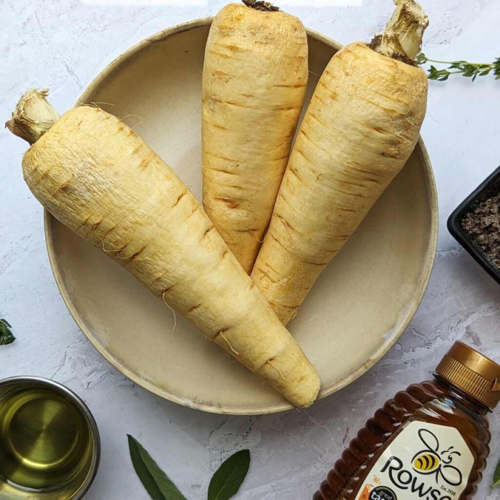 Air Fryer Parsnips with Honey - The Air Fryer Kitchen